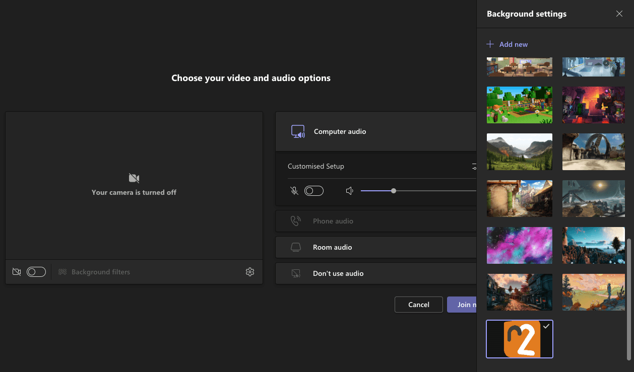 [How-to] Microsoft Teams: Add Animated Video Background Image (GIF)