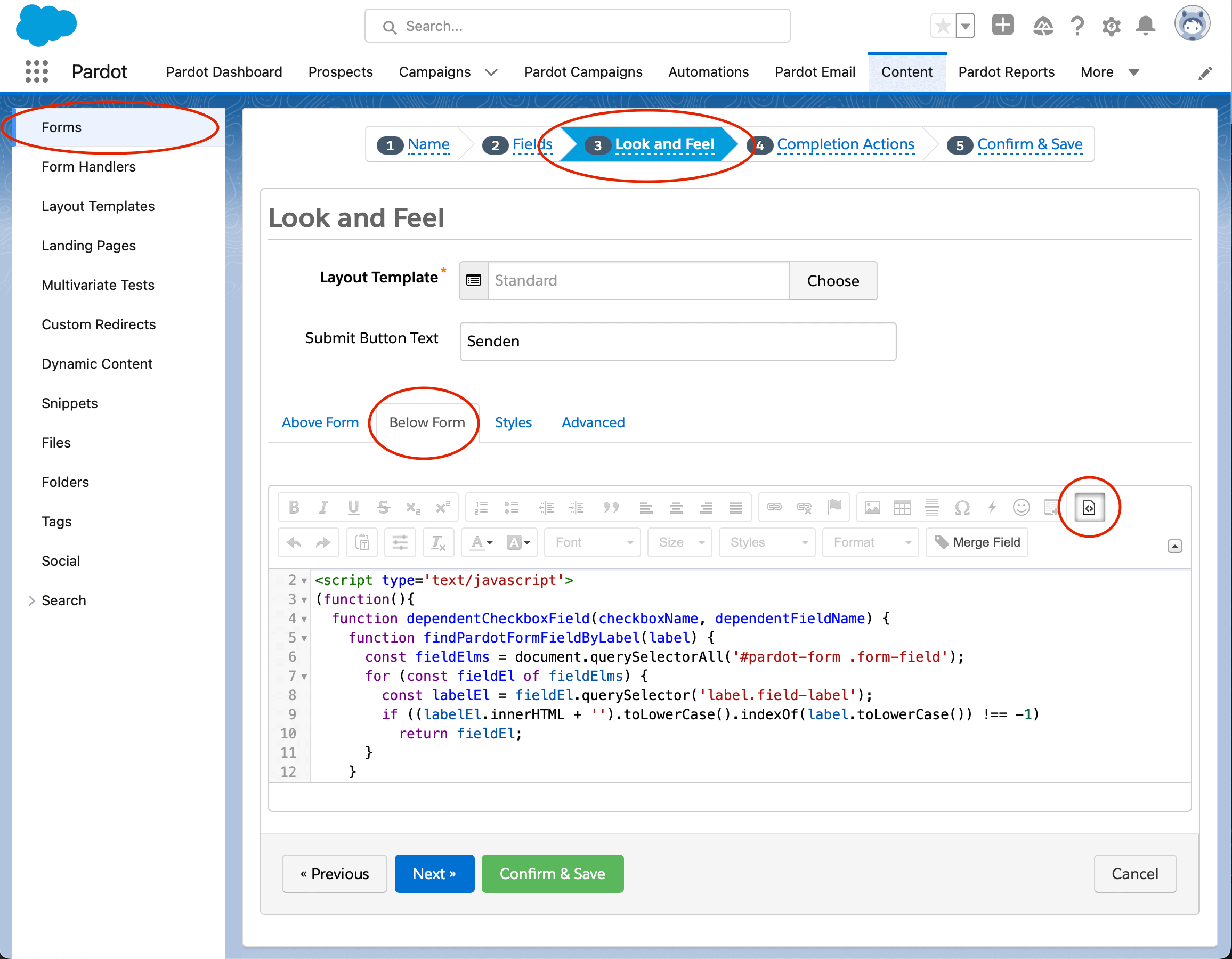 How To Salesforce Pardot Dependent Field On Checkbox
