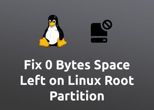 Ubuntu Boot Loop Problem: Fix Full Disk with 0 Bytes Space